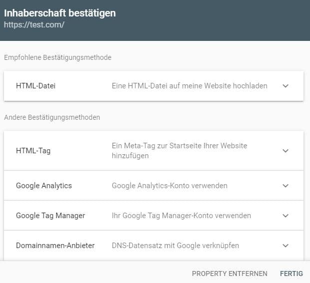 Set up google search console for vercel site | lujo